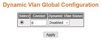 Dynamic VLAN