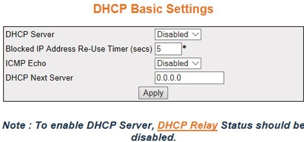 DHCP Server